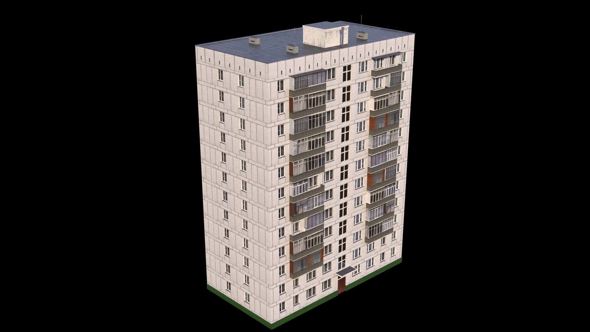 Russian buildings pack 3D model | CGTrader