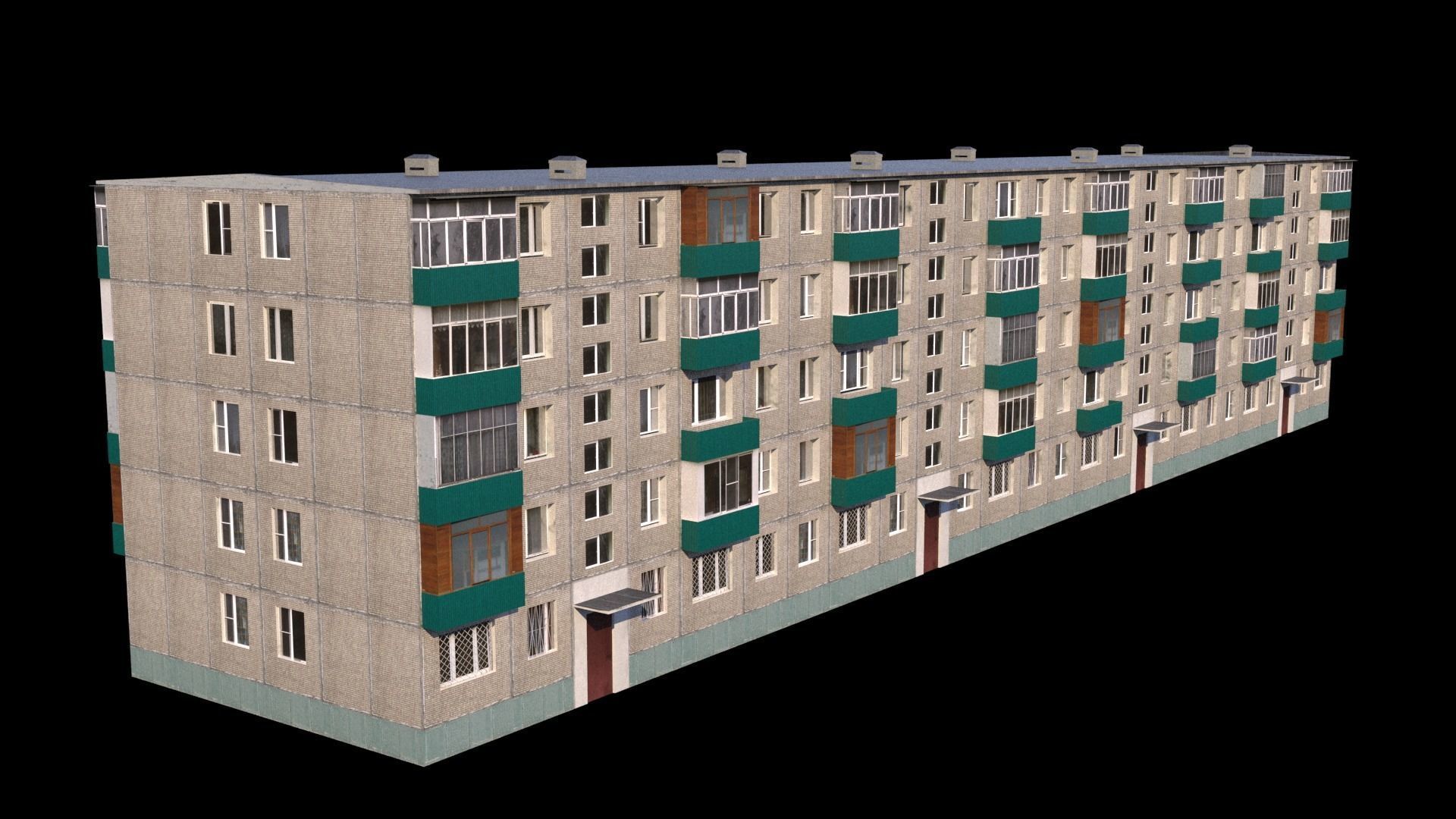 Russian buildings pack 3D model | CGTrader