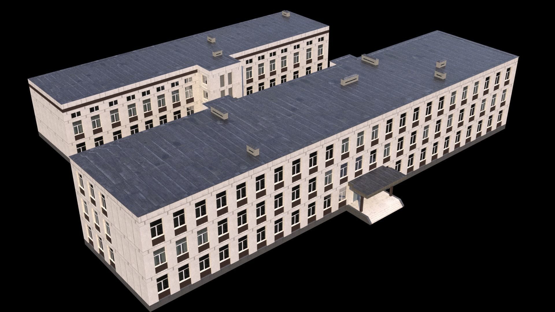 Russian buildings pack 3D model | CGTrader