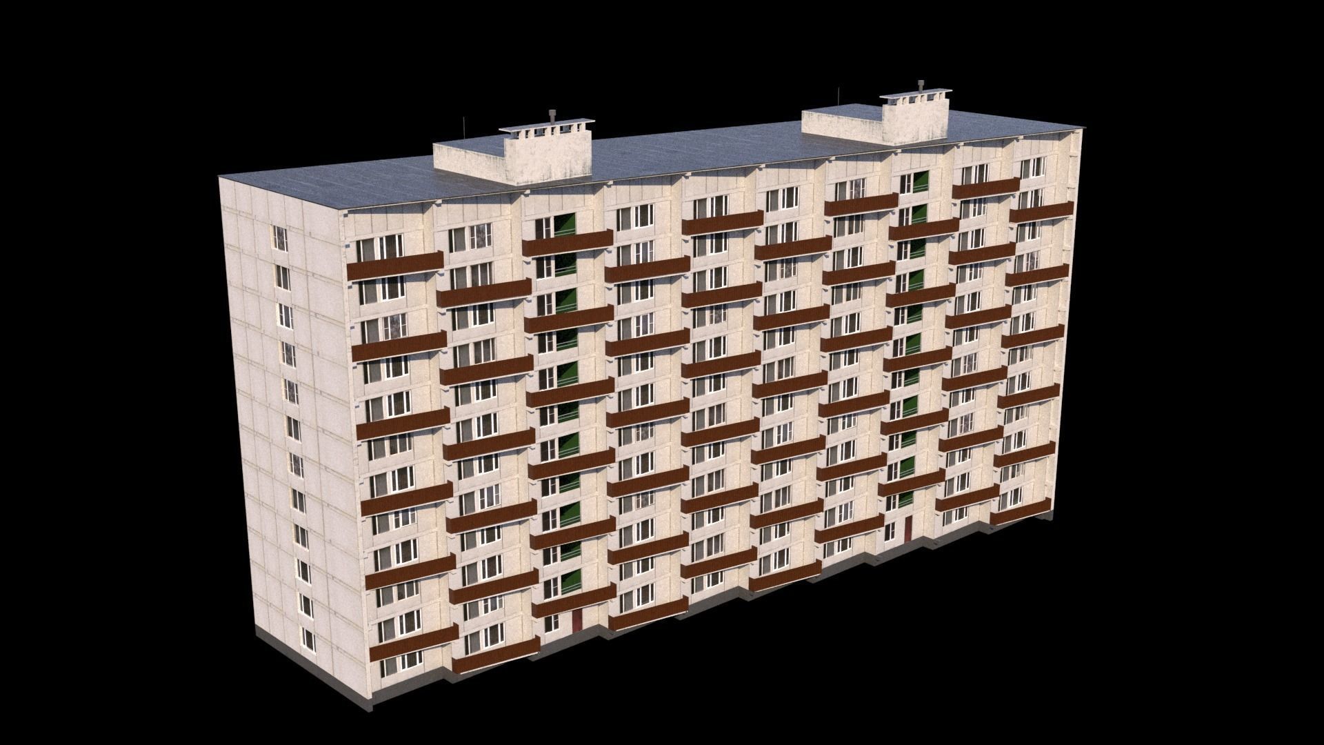 Russian buildings pack 3D model | CGTrader
