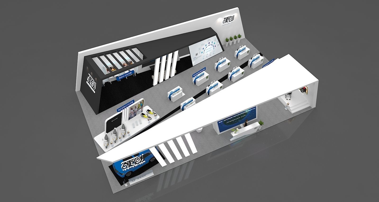 CES2017 brochure 3D model rigged | CGTrader