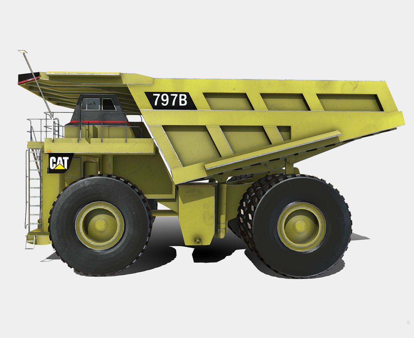 3D model Cat 797B Mining Excavator VR / AR / low-poly | CGTrader