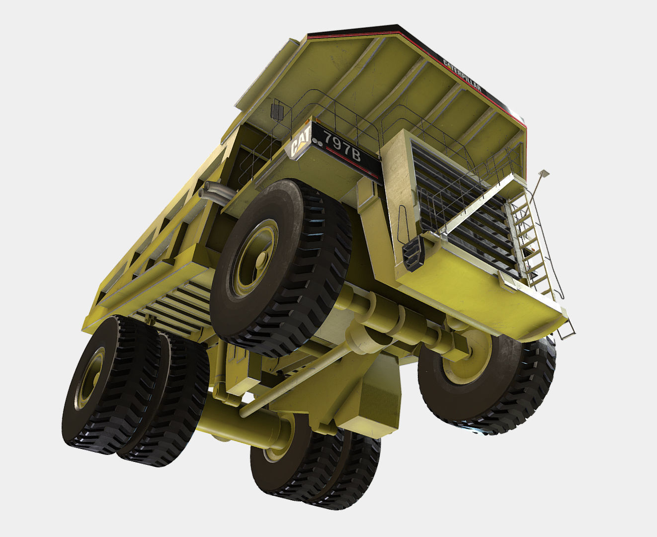 3D model Cat 797B Mining Excavator VR / AR / low-poly | CGTrader