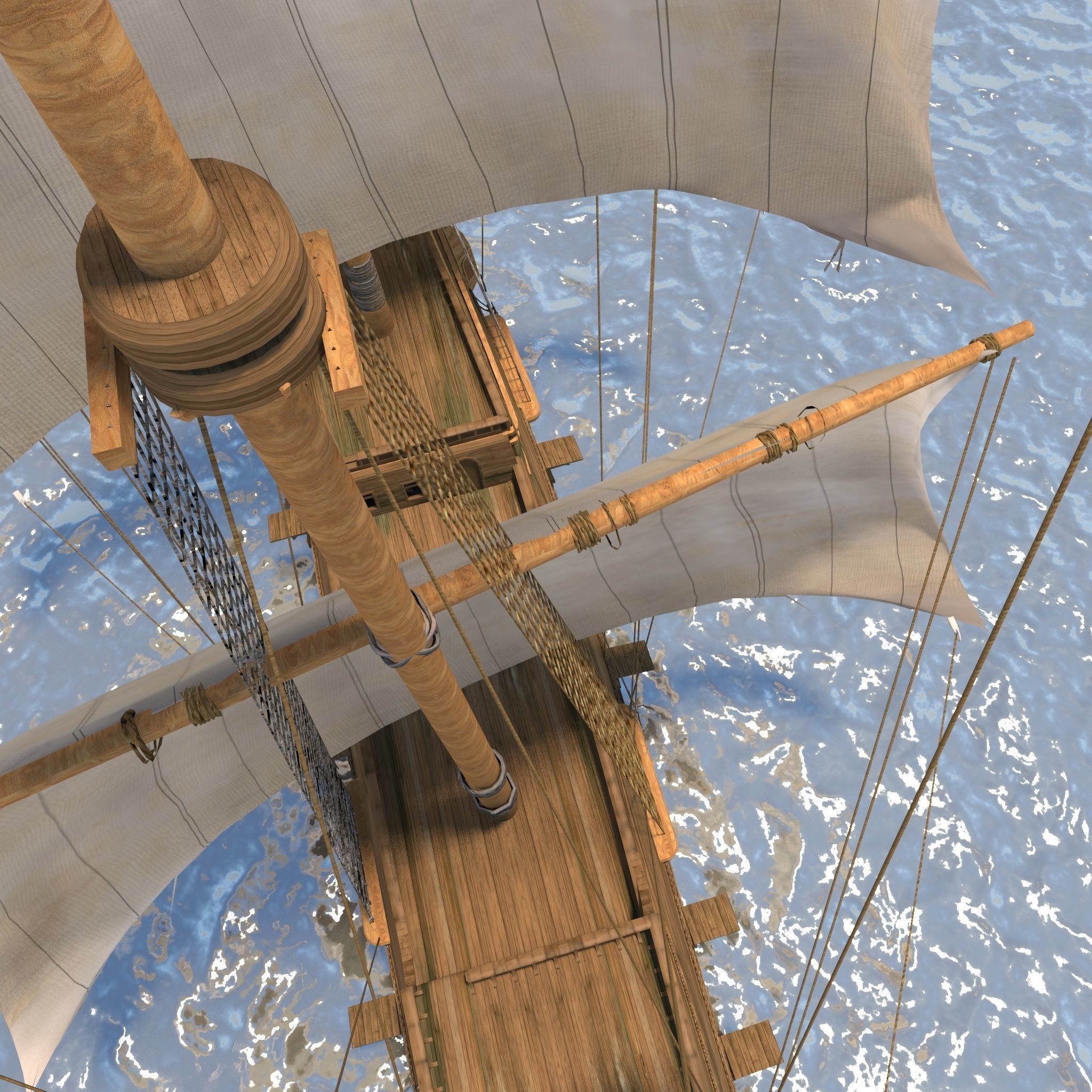 Medieval War Ship 3D model | CGTrader