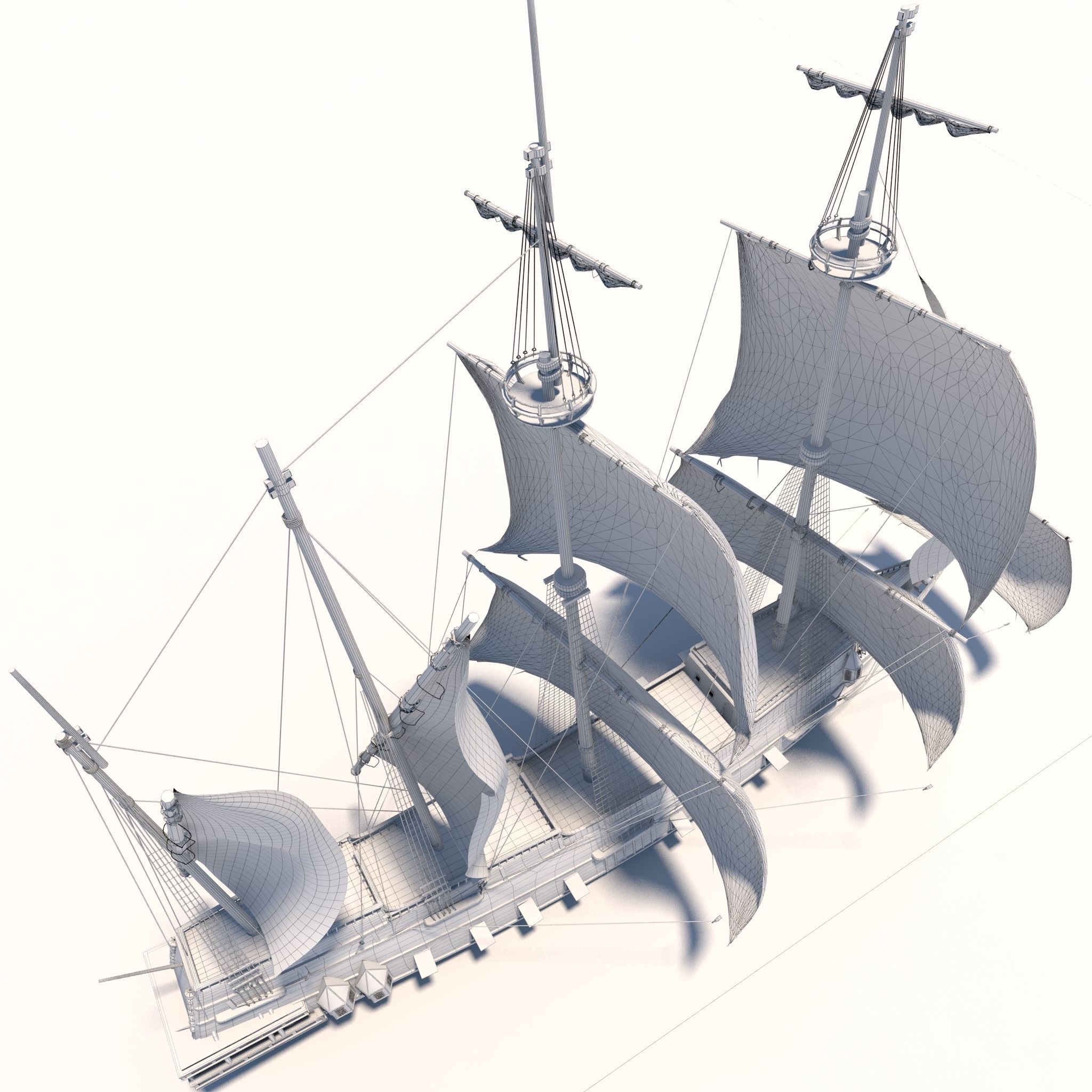 Medieval War Ship 3D model | CGTrader