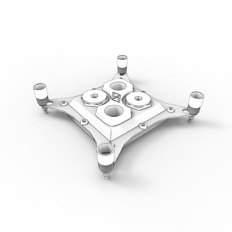 Swiftech Apogee HD CPU Waterblock 3D model | CGTrader