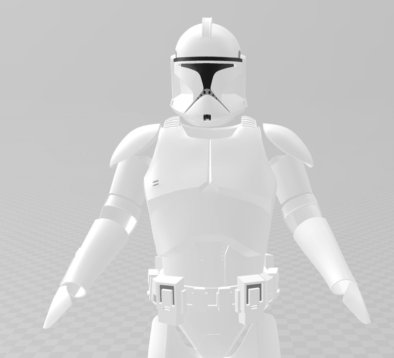 Star Wars Clone Trooper phase 1 Full Armour 3D model 3D printable ...