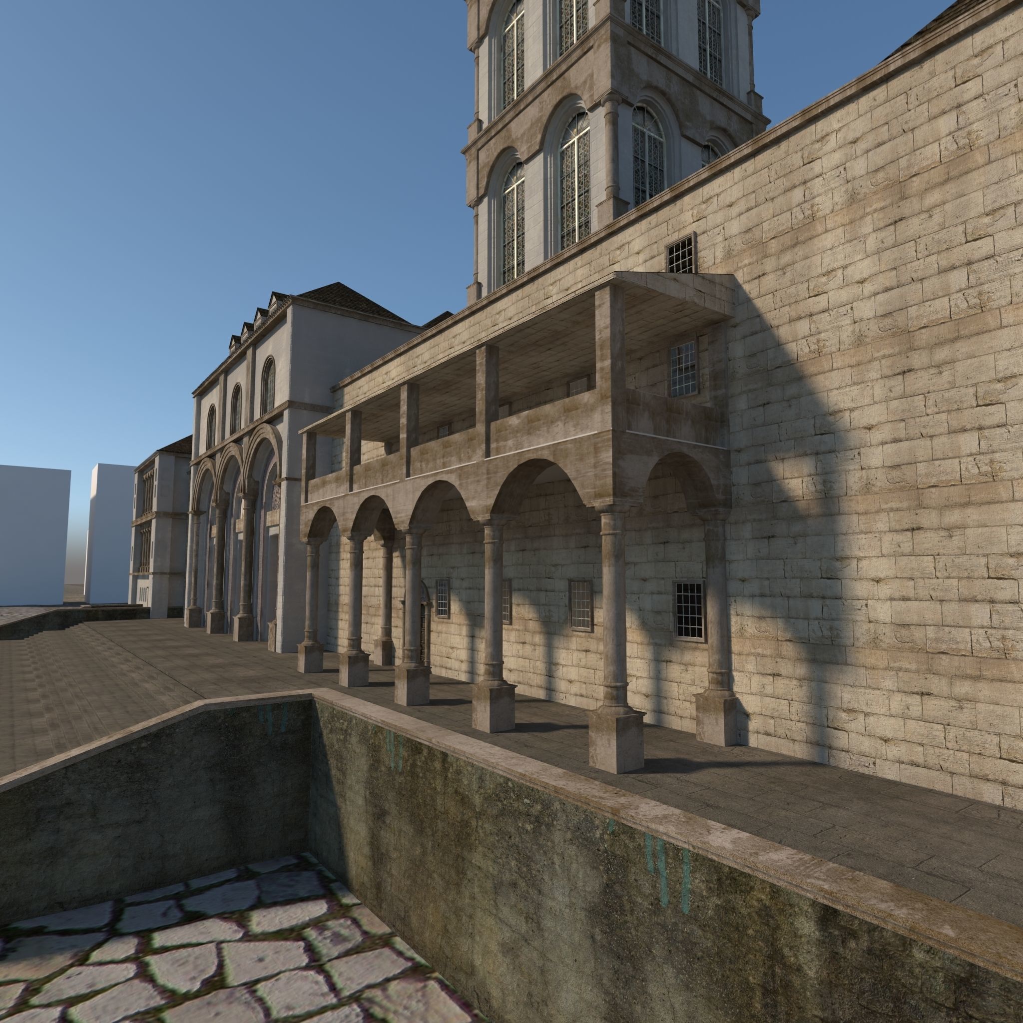 Old Saint Peters Rome 1200 3D model | CGTrader