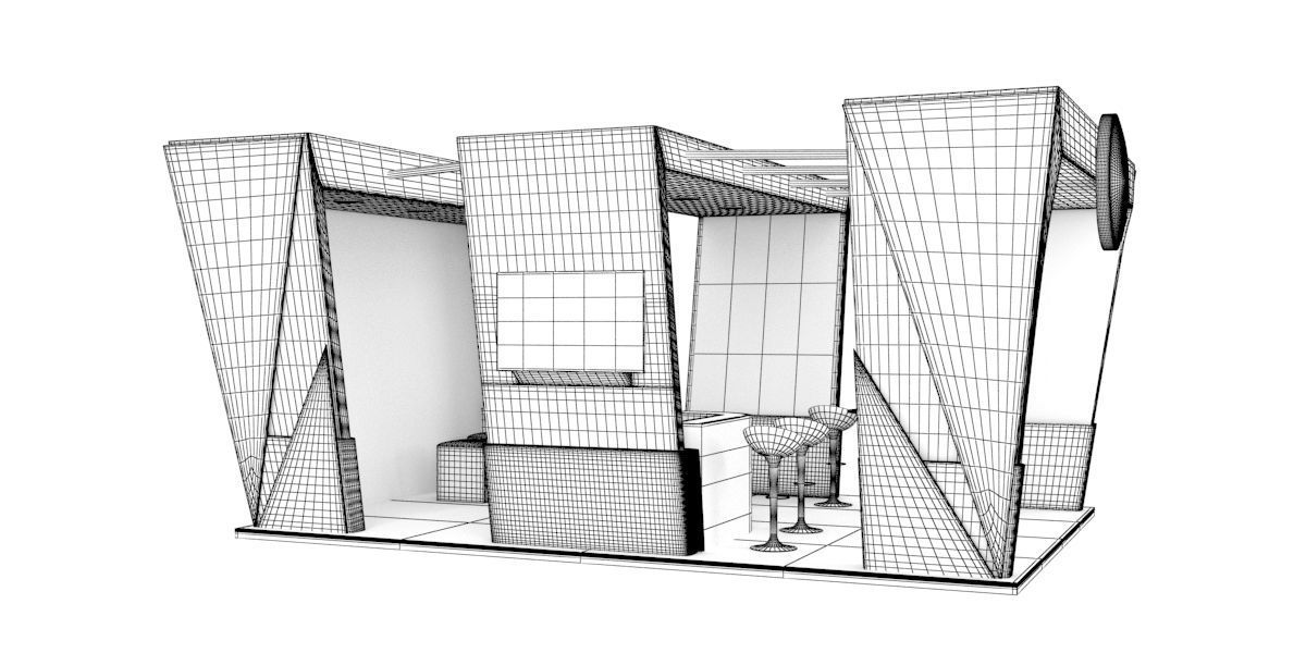 Triple arch stand 3D model | CGTrader