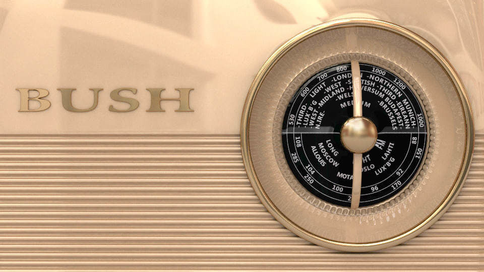 bush radio 3D model | CGTrader