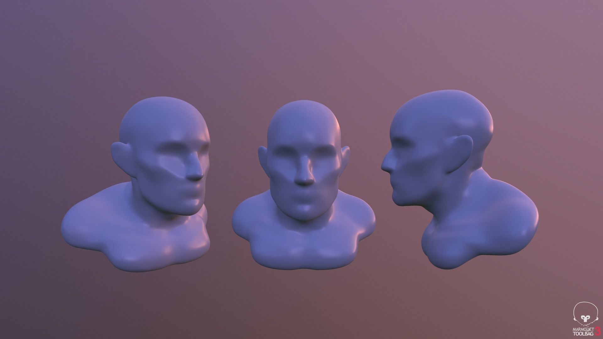 Basemesh Strong-Tank Male Character 3D model | CGTrader