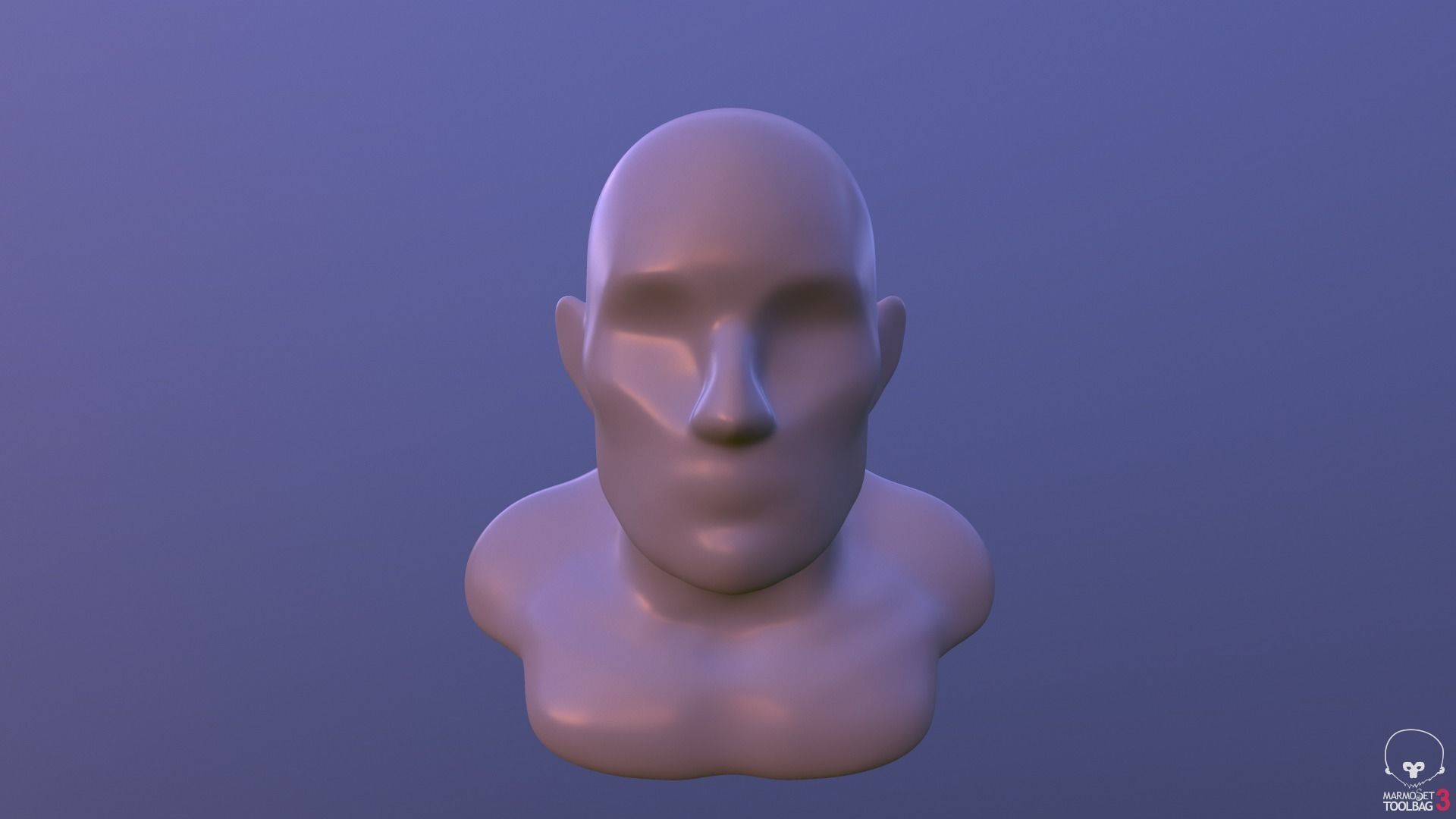 Basemesh Strong-Tank Male Character 3D model | CGTrader