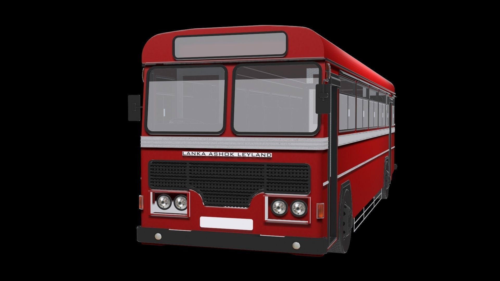 Public transport bus service 3D model | CGTrader
