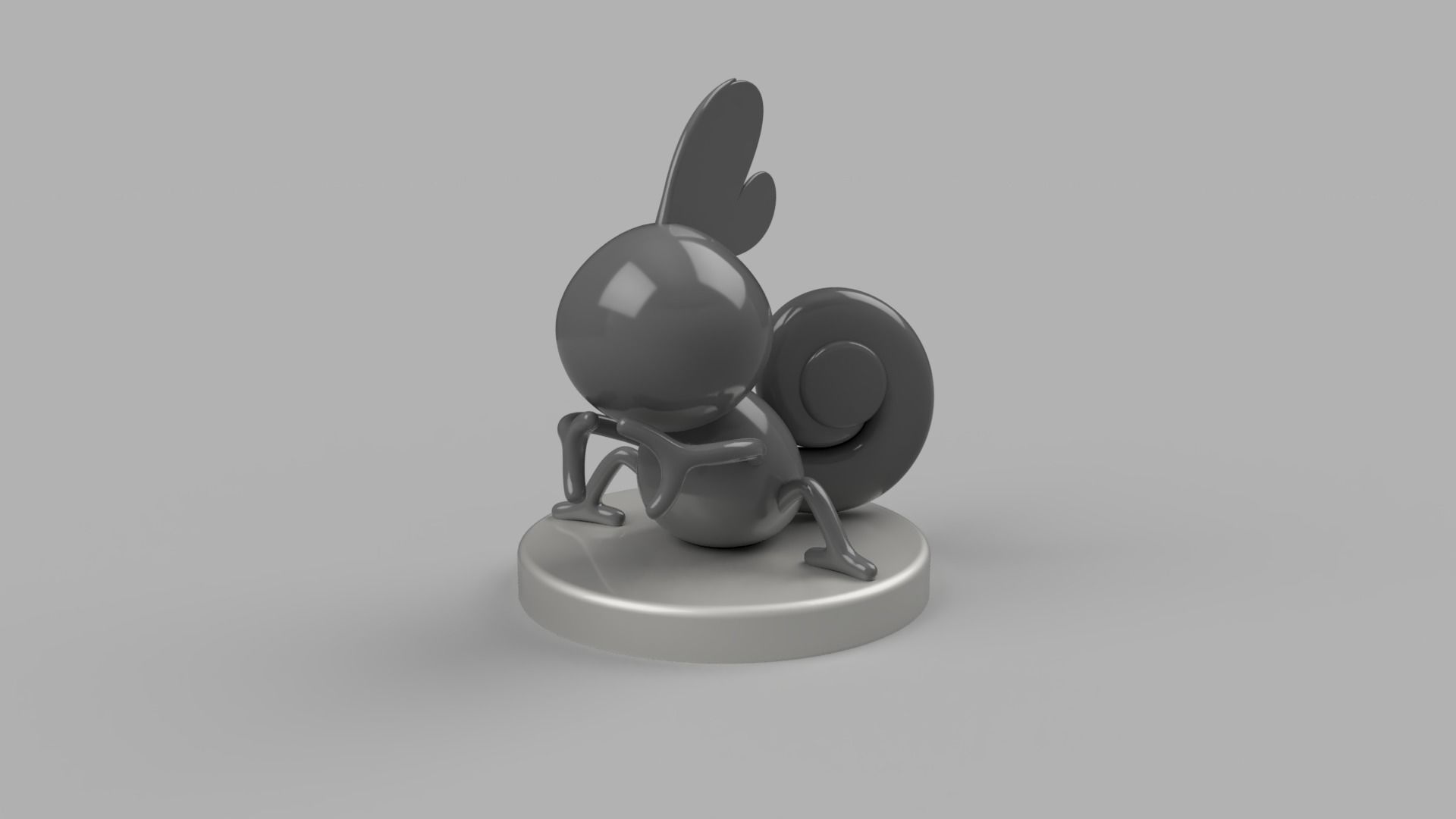 Sobble Figurine 3D model 3D printable | CGTrader