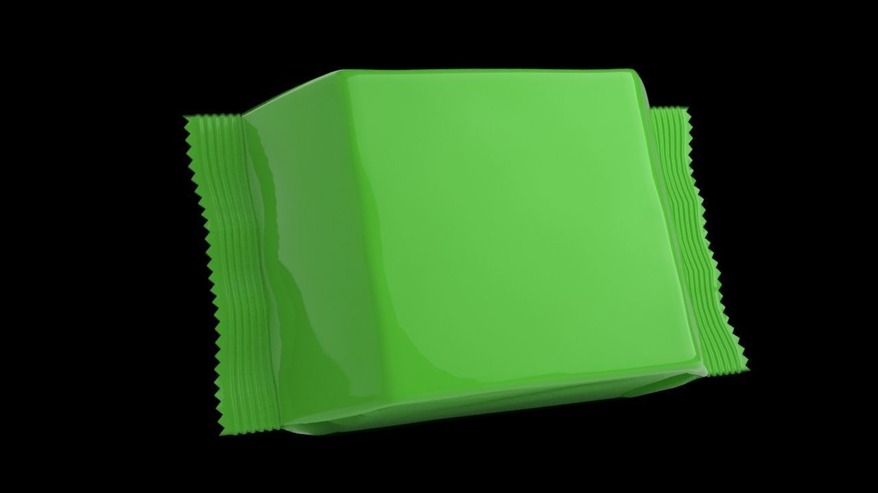 Product render Biscuit packet 3D model | CGTrader