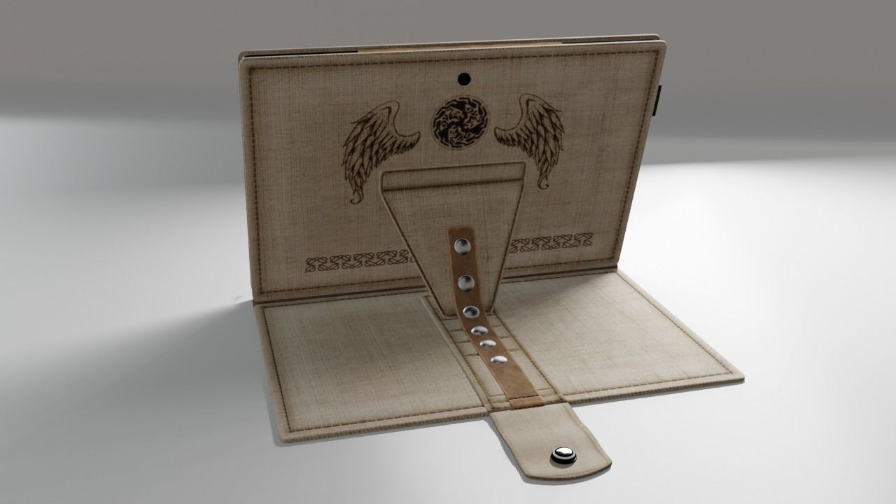tablet with case 3D model | CGTrader