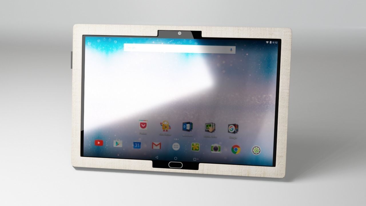 tablet with case 3D model | CGTrader