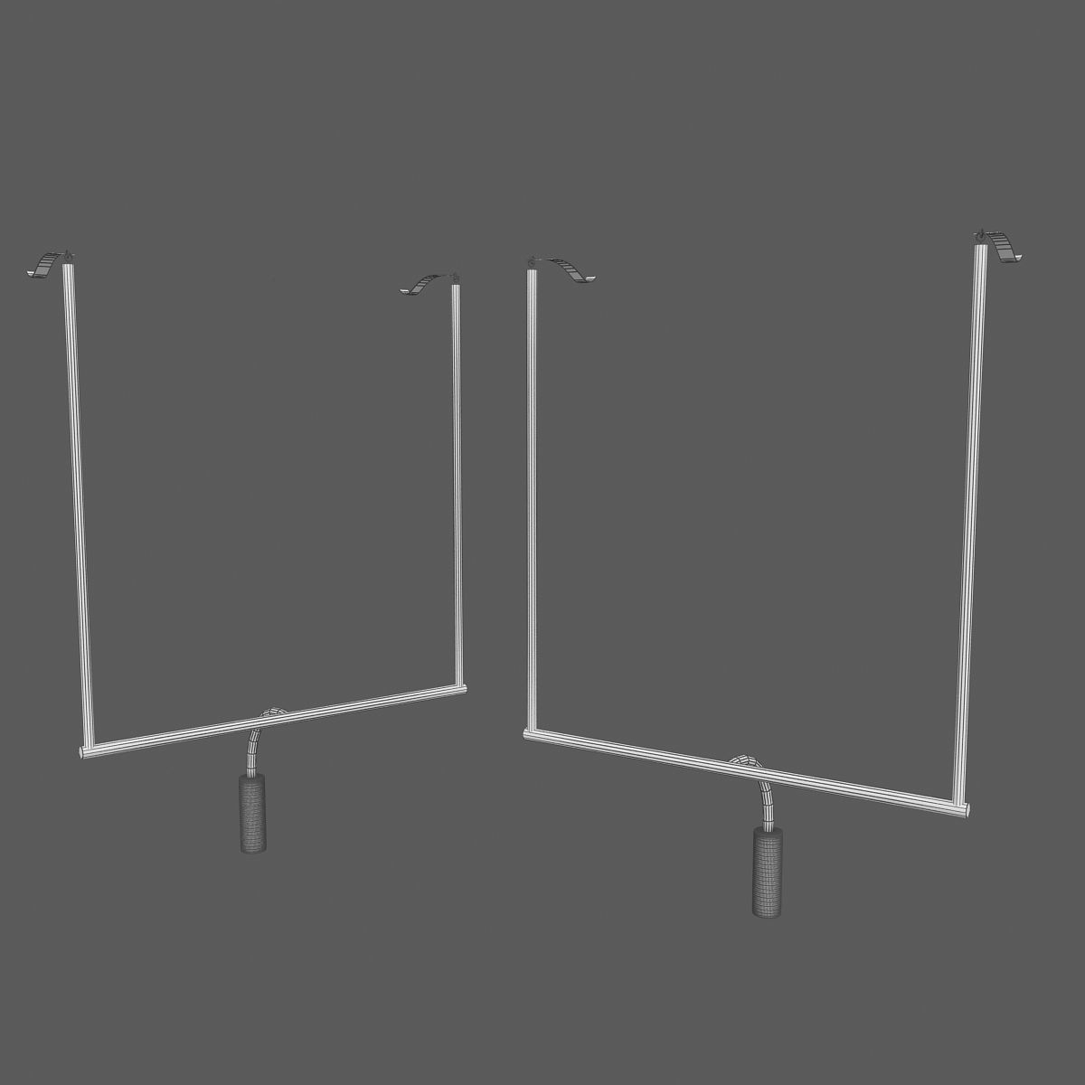 Football Uprights 3D model | CGTrader