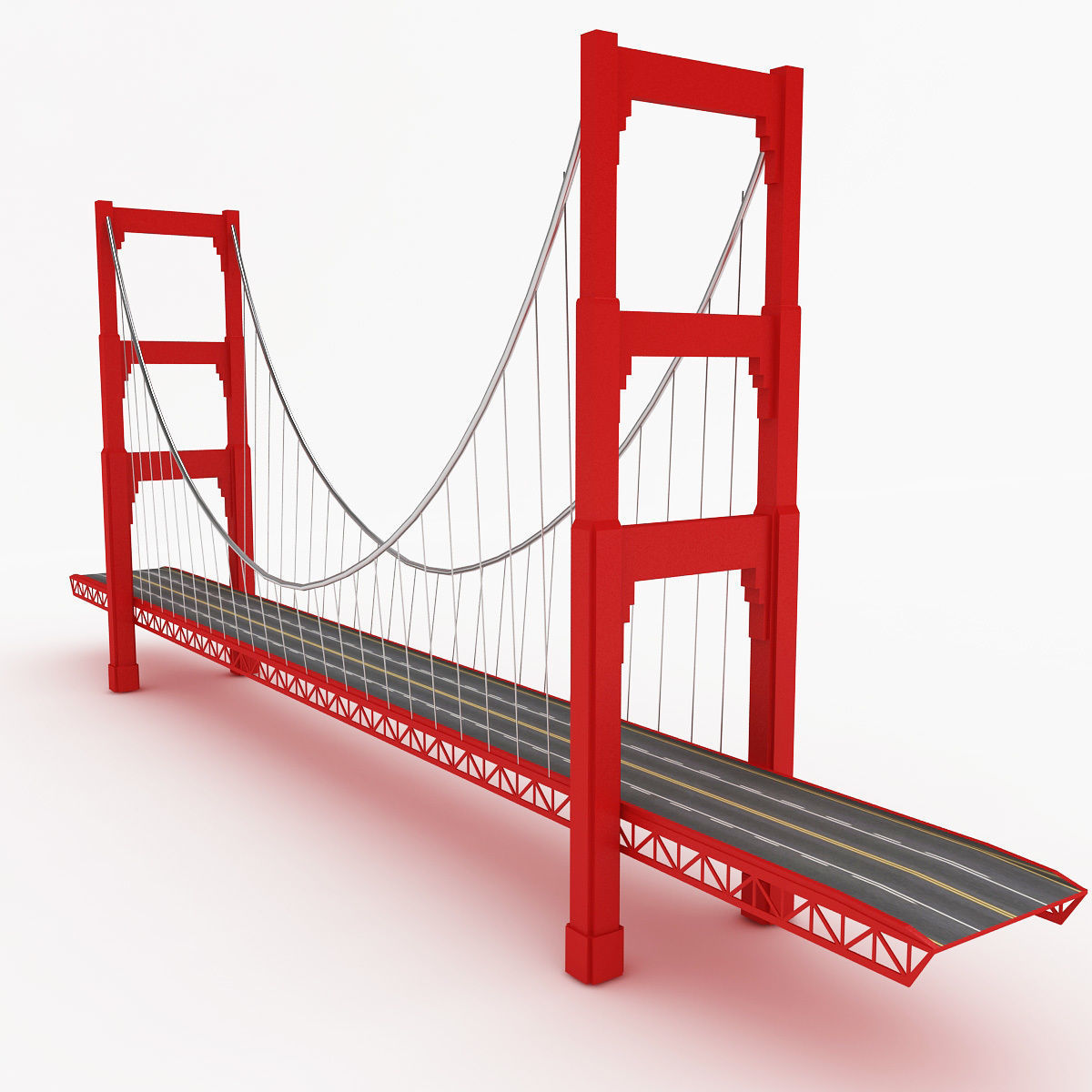 Golden gate bridge 3D model | CGTrader