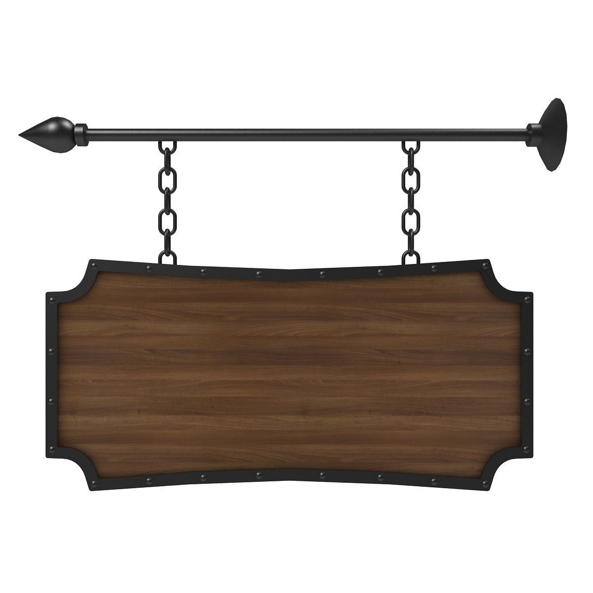 hanging sign 3D model | CGTrader