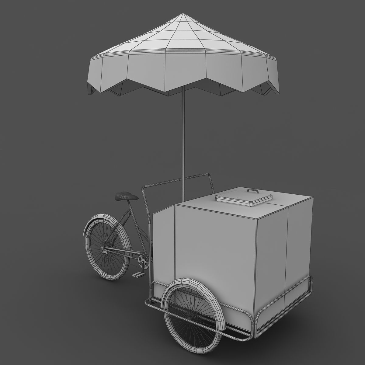Ice Cream Cart 3D model | CGTrader