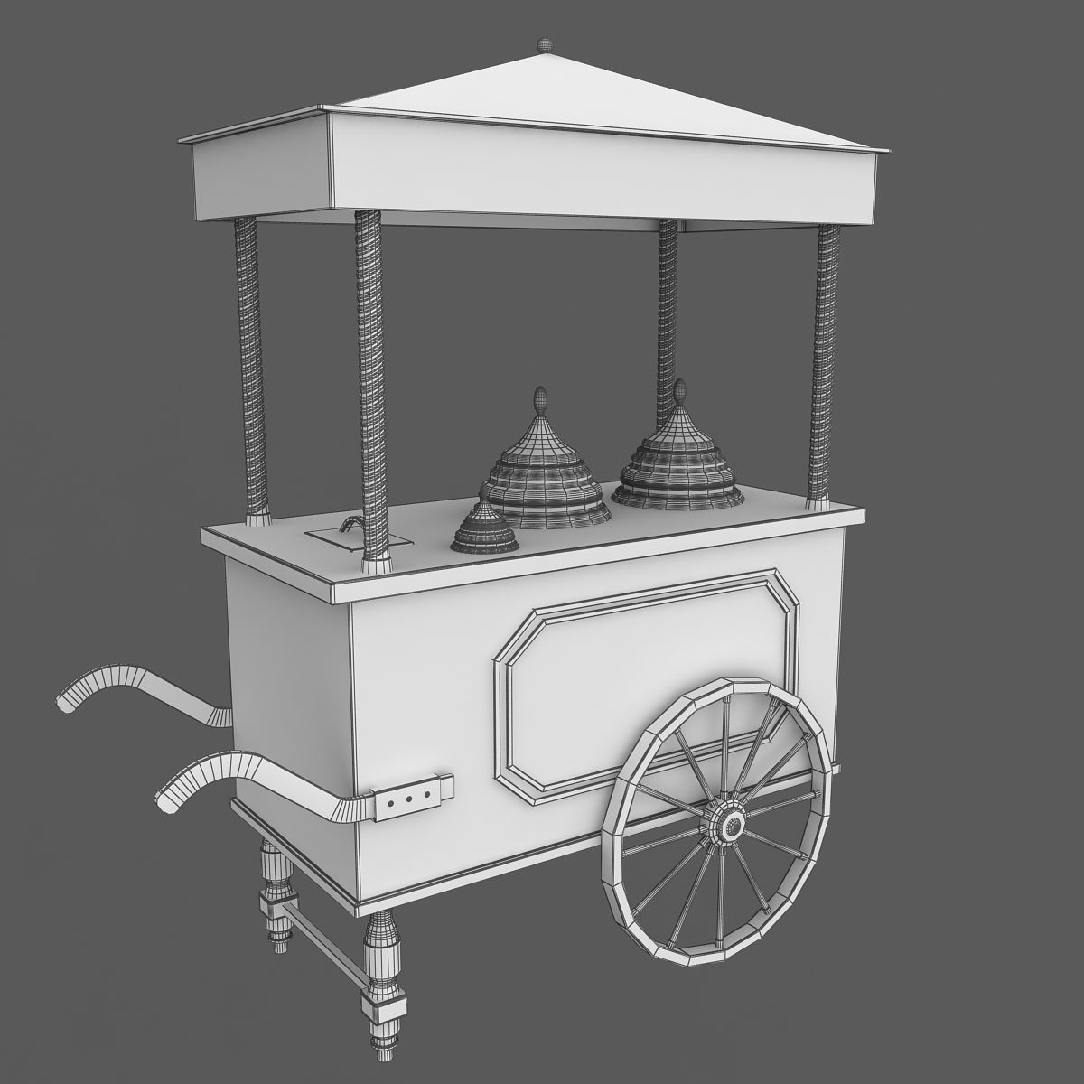 Ice Cream Cart 3D model | CGTrader
