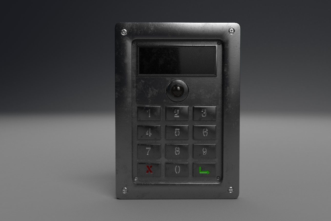 3D model Codelock with cam VR / AR / low-poly | CGTrader