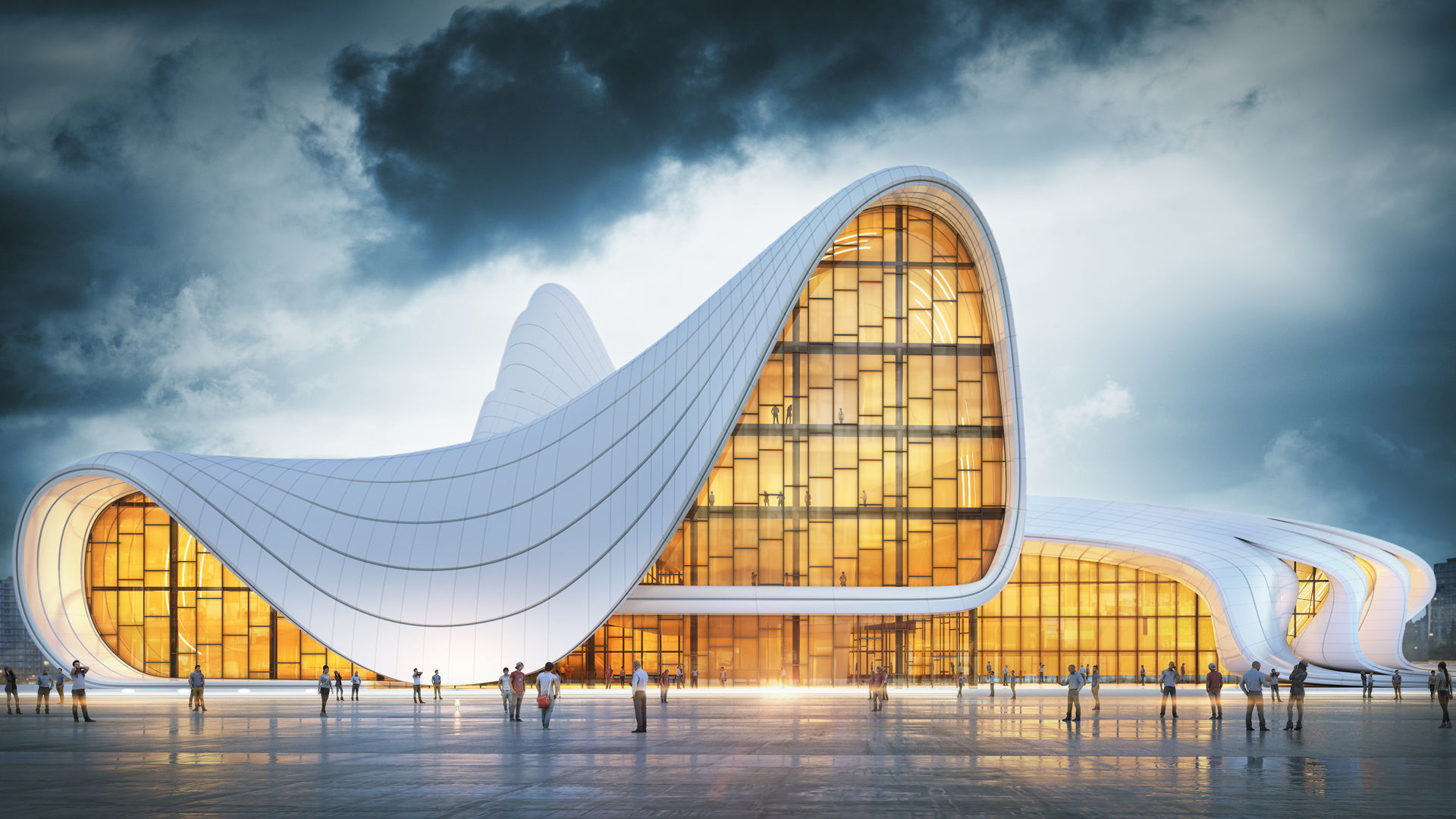 Heydar Aliyev Center 3D Model | CGTrader