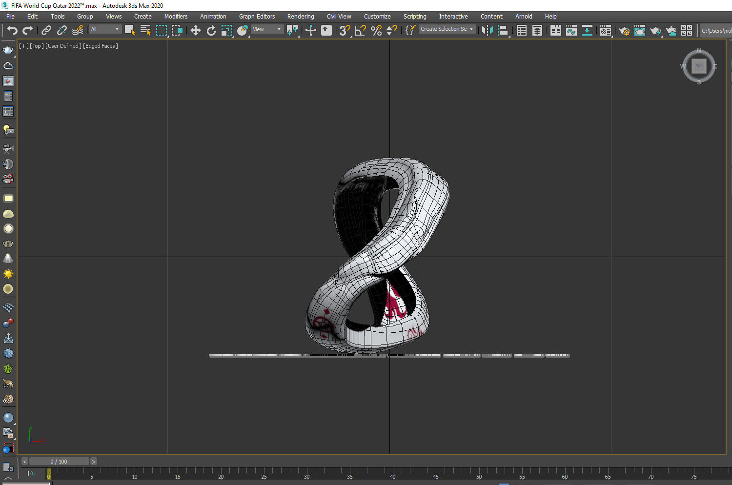 FIFA World Cup Qatar 2022 LOGO 3D model | CGTrader