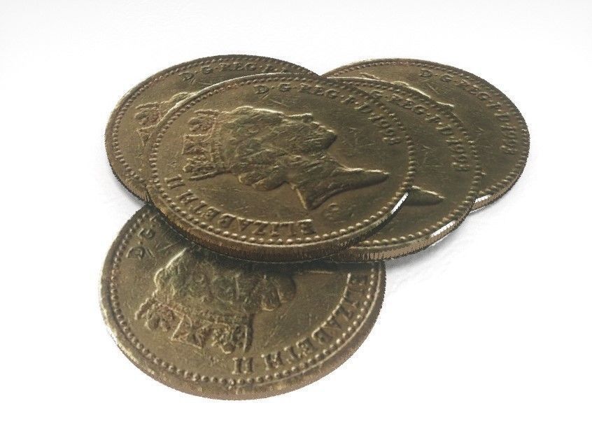 British Pound Coin 3D model | CGTrader