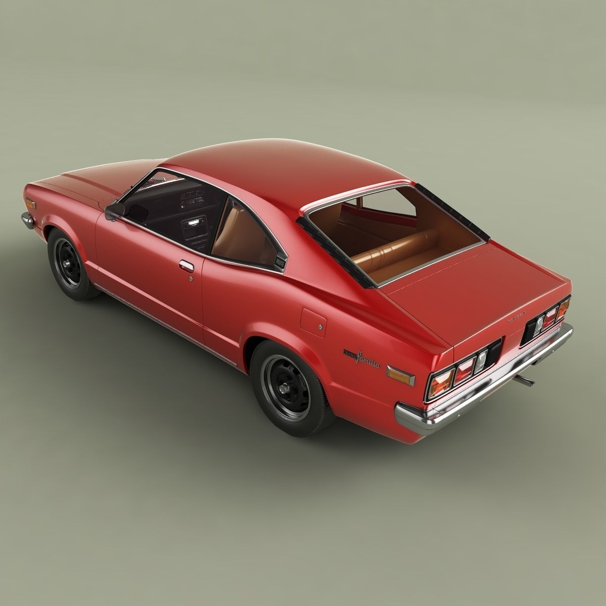 Mazda 818 Grand Familia Coupe UK spec 3D model | CGTrader