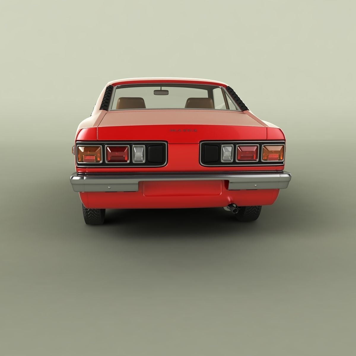 Mazda 818 Grand Familia Coupe UK spec 3D model | CGTrader