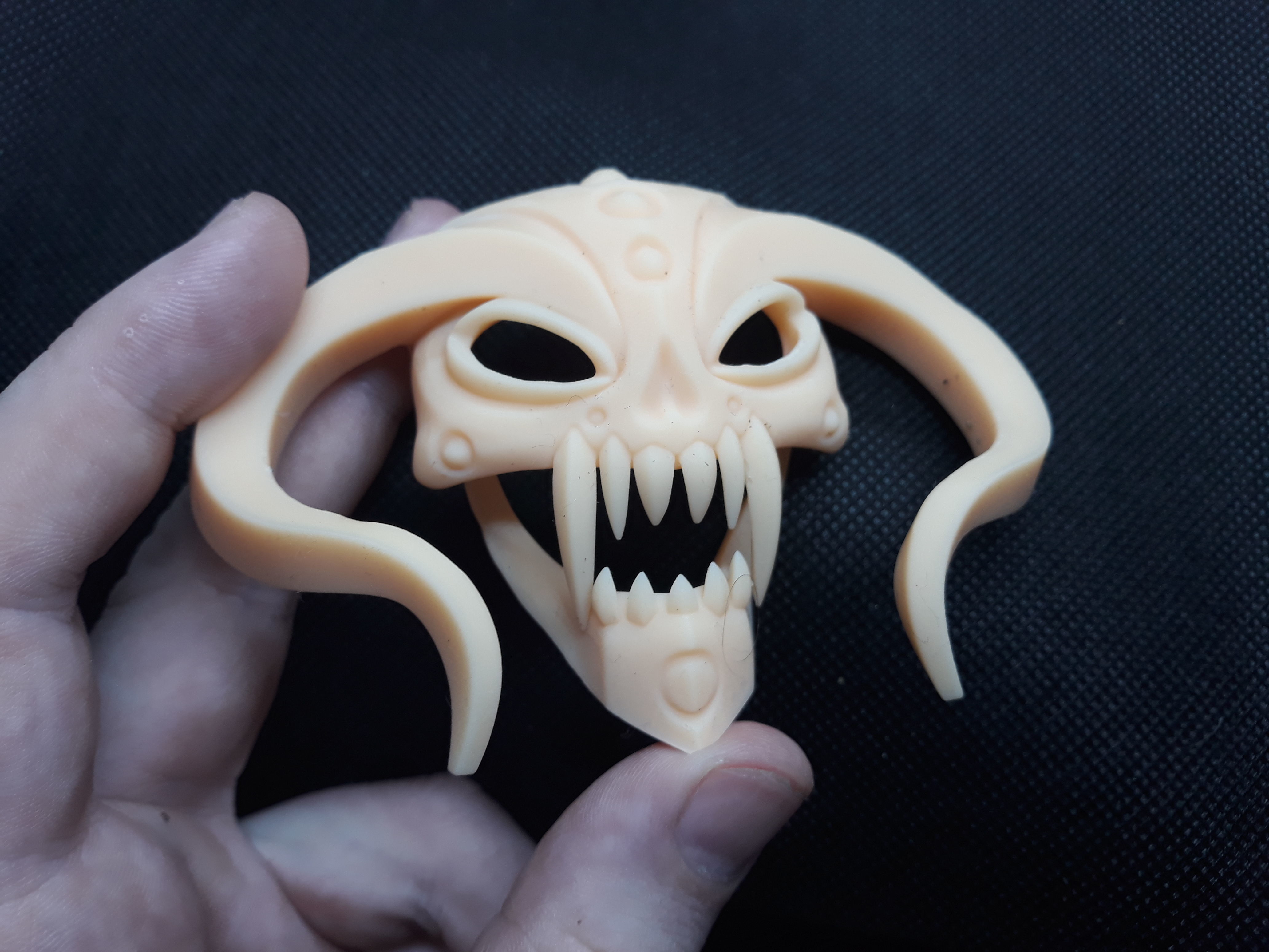 mask horned 3d print 3D model 3D printable | CGTrader