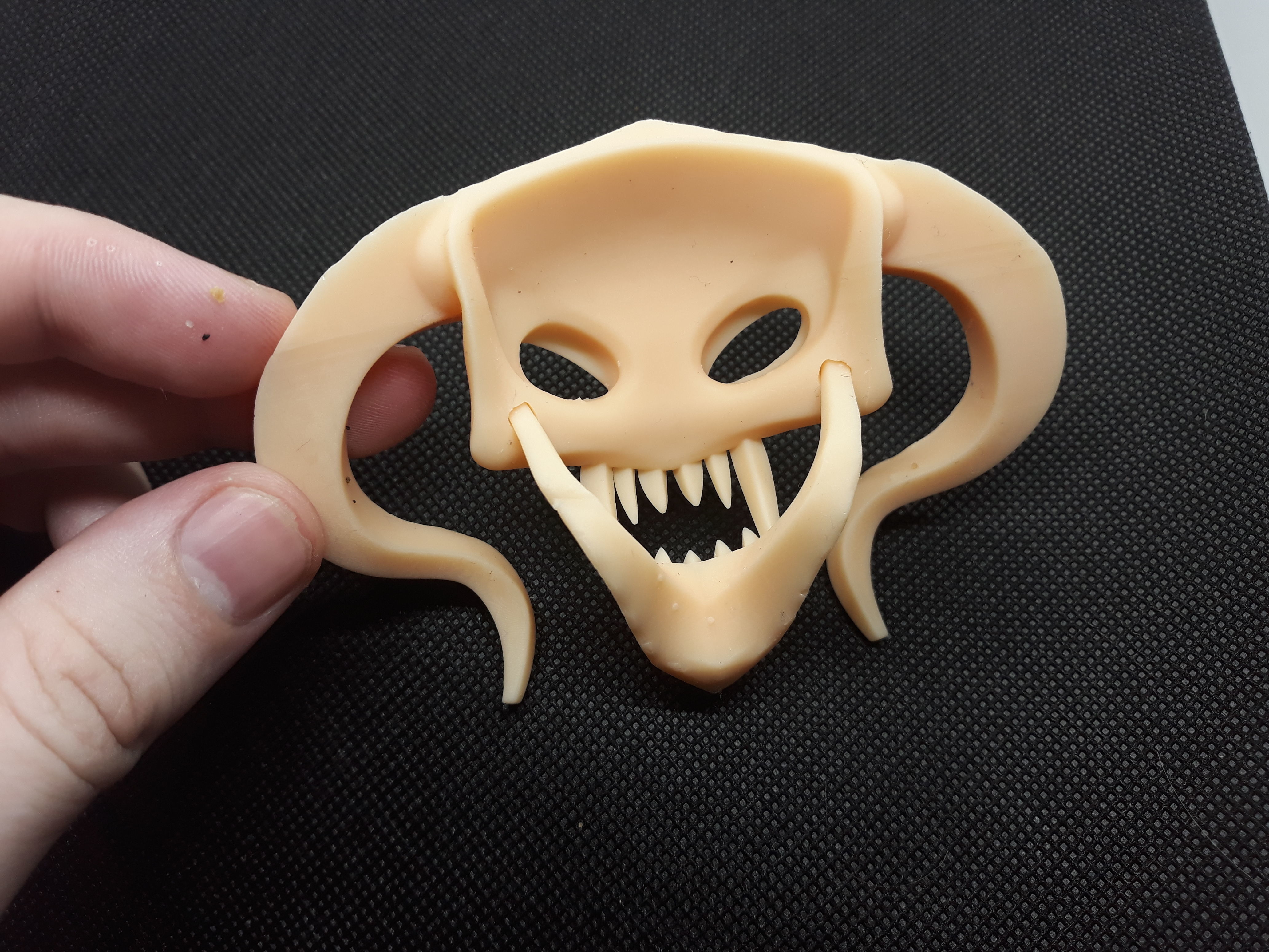 mask horned 3d print 3D model 3D printable | CGTrader