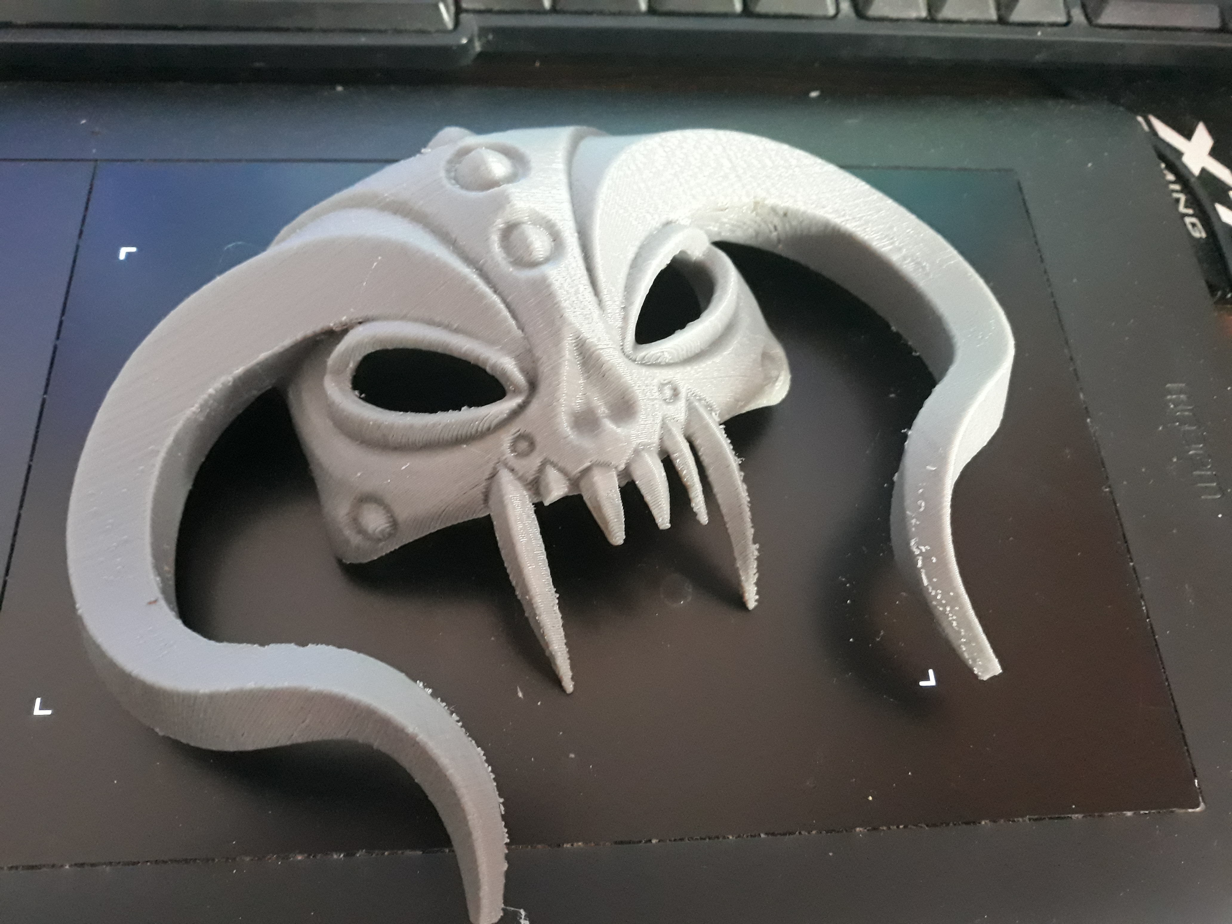 mask horned 3d print 3D model 3D printable | CGTrader