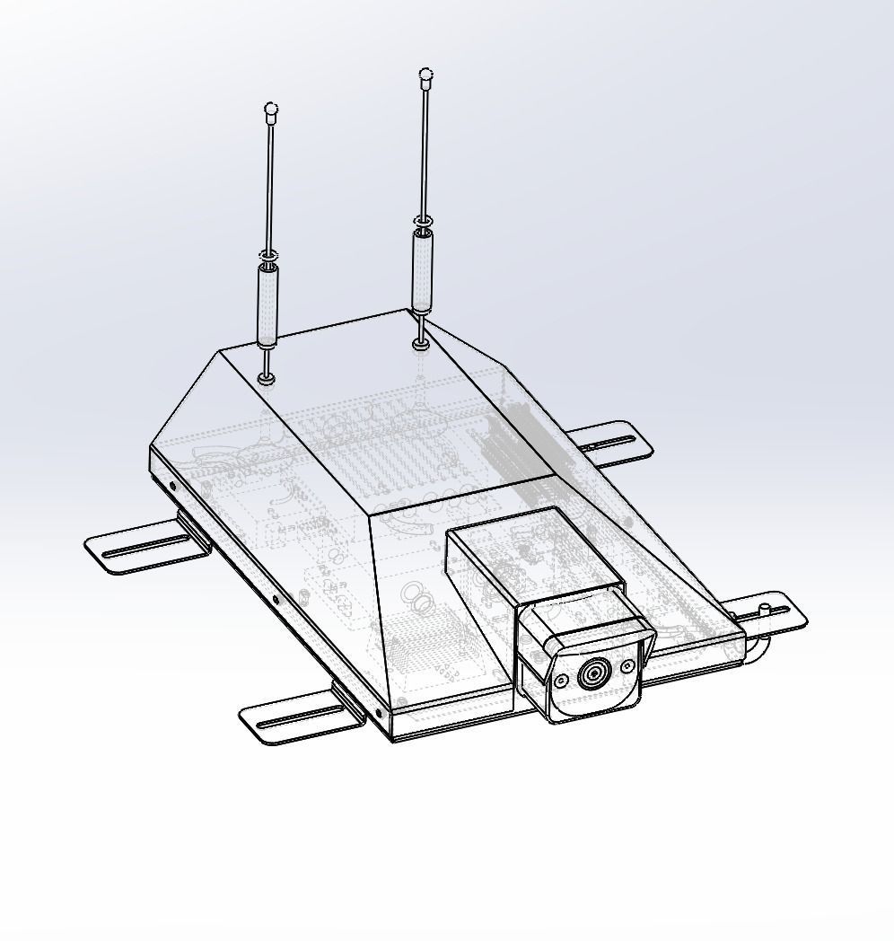 The outdoor camera mechanism 3D model animated rigged | CGTrader