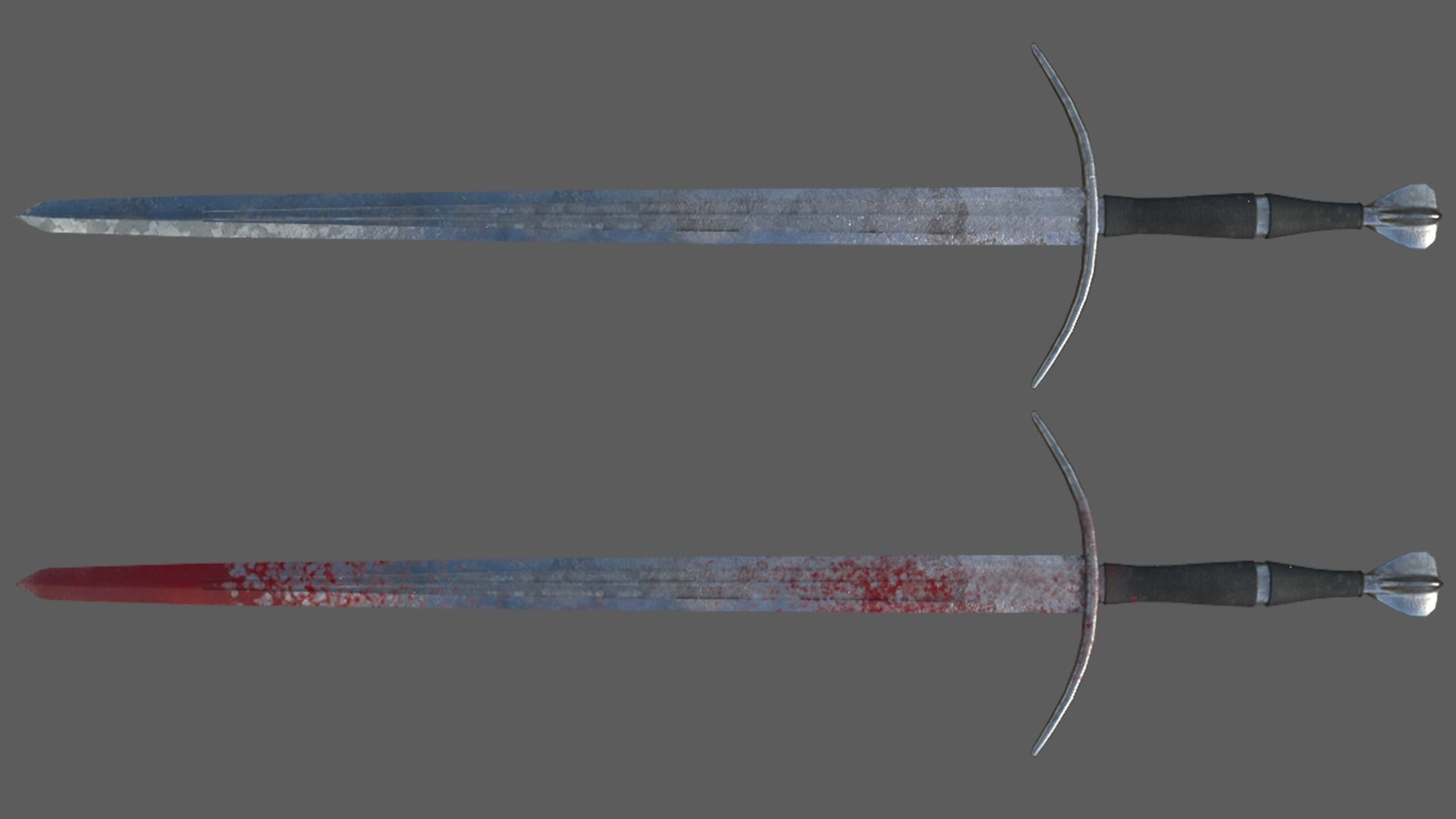 3D model Medieval Swords pack -Bloody and clean- VR / AR / low-poly | CGTrader