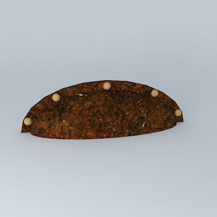 handle 0 wooden curved piece of wood free 3D model | CGTrader