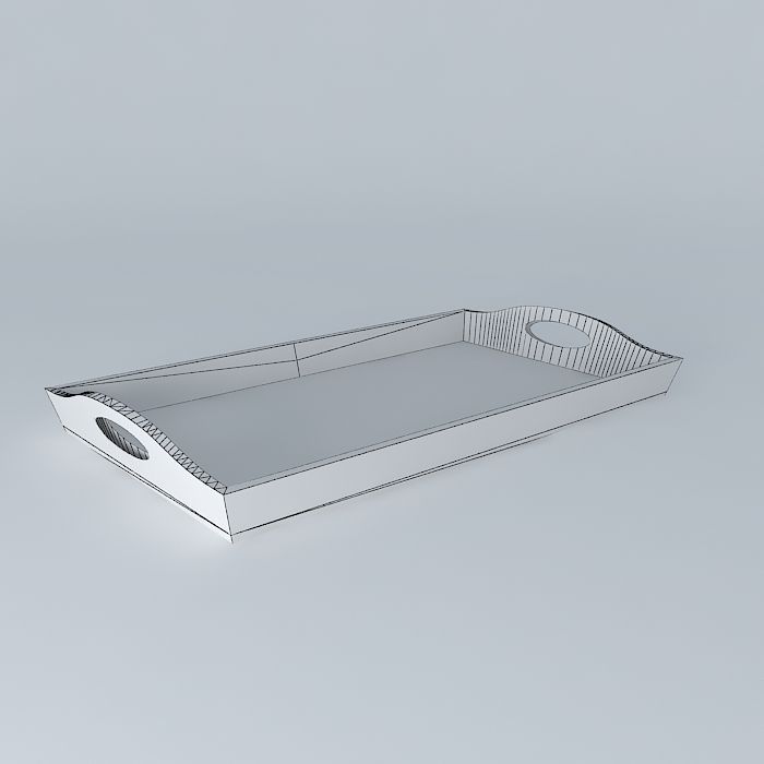 tray serving free 3D model | CGTrader