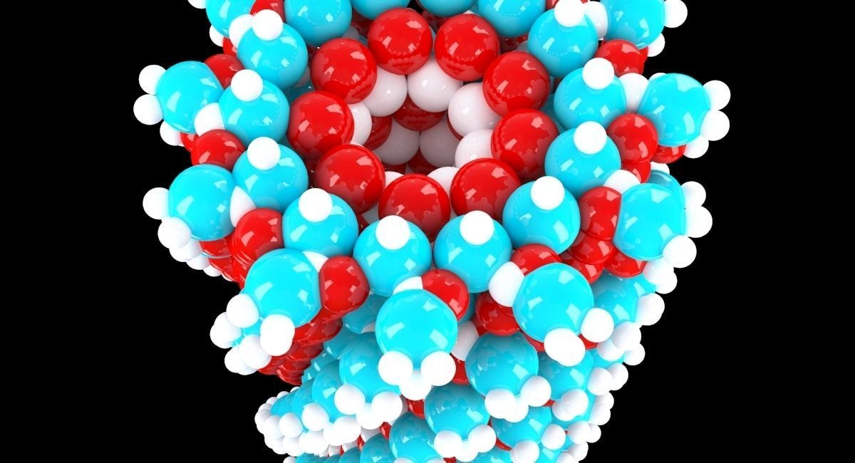 Molecular system modeling 3D model animated | CGTrader