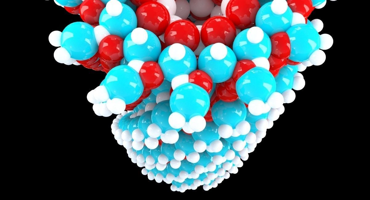 Molecular system modeling 3D model animated | CGTrader