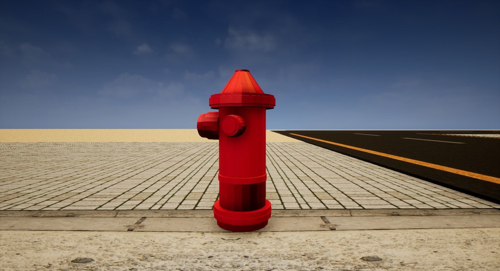 Low poly Fire hydrant free VR / AR / low-poly 3D model | CGTrader