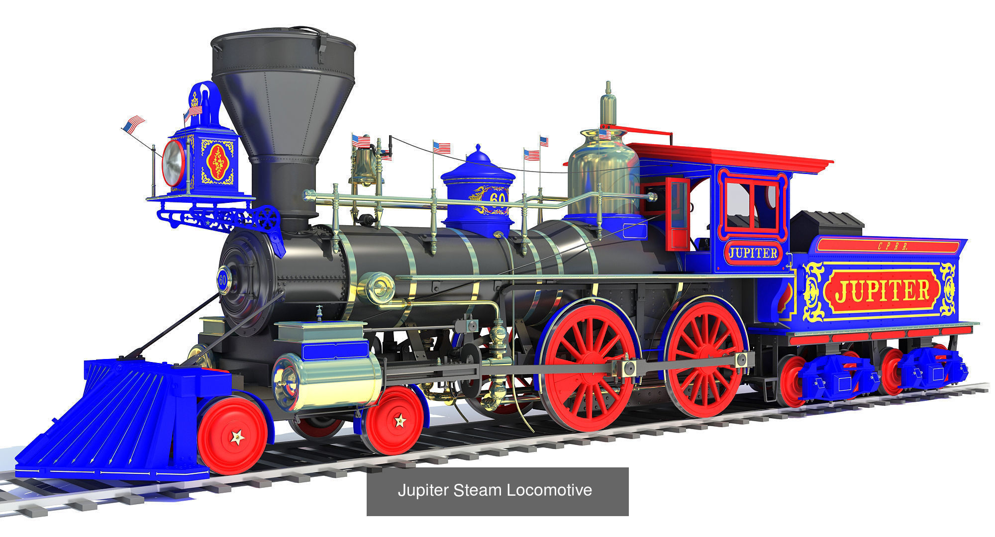 Steam Locomotives 3D Model Collection | CGTrader