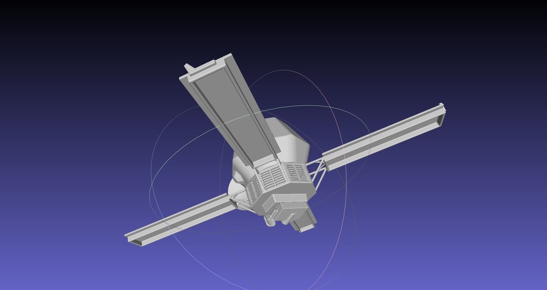 Mariner 9 Mars Probe Basic Printable Model 3D model 3D printable | CGTrader