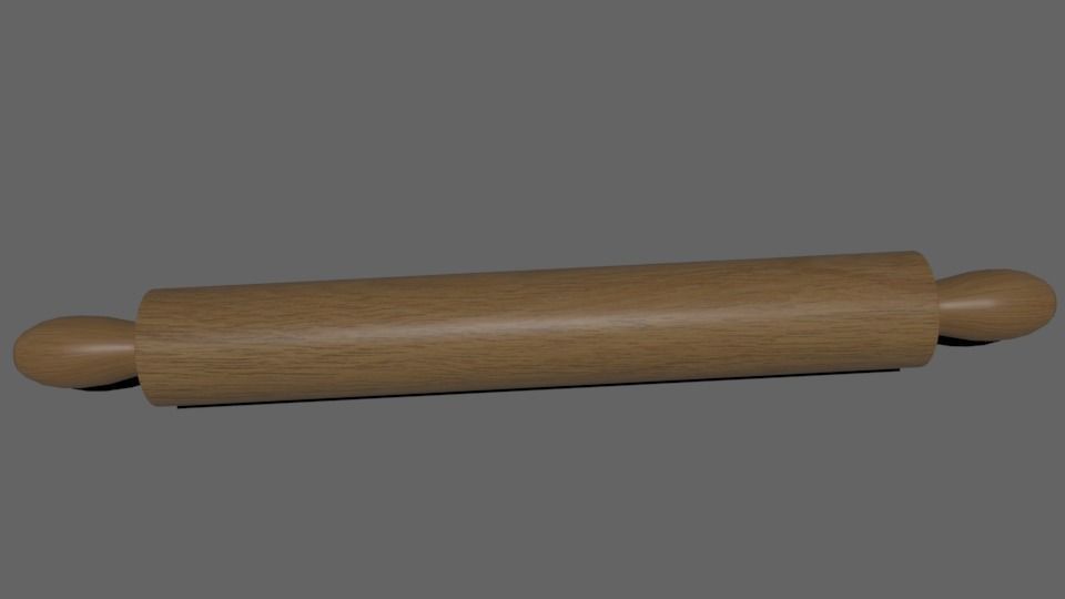 Rolling Pin free 3D model | CGTrader