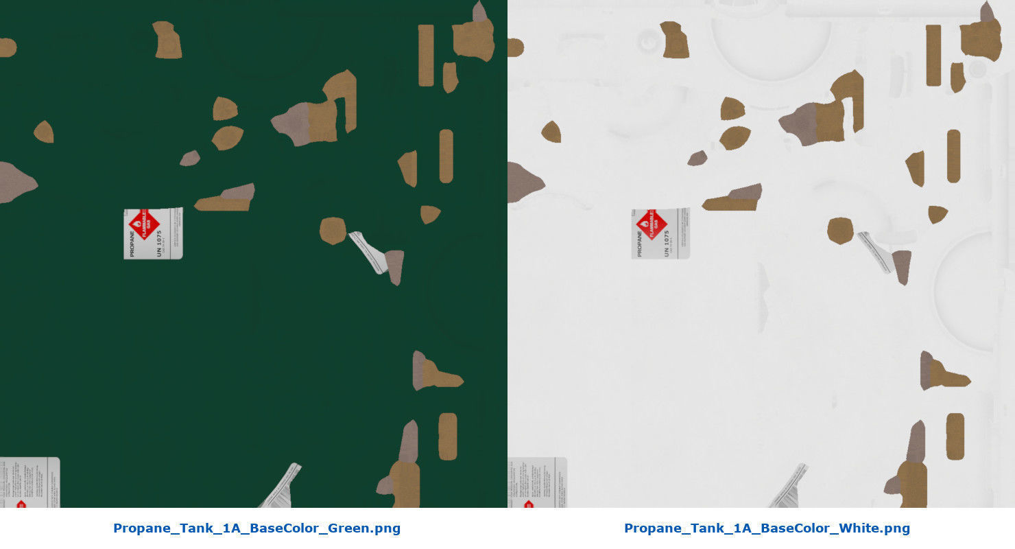 3D model Propane Tank 1A VR / AR / low-poly | CGTrader