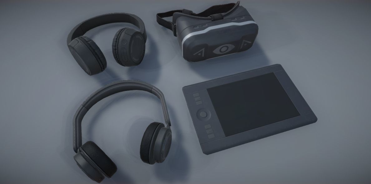 3D model Gadget Pack VR / AR / low-poly | CGTrader