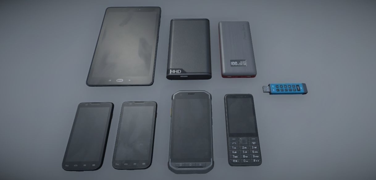 3D model Gadget Pack VR / AR / low-poly | CGTrader