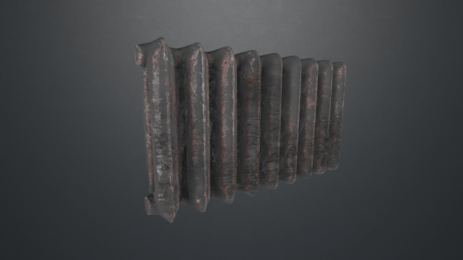 3D model Old rusty radiator VR / AR / low-poly | CGTrader