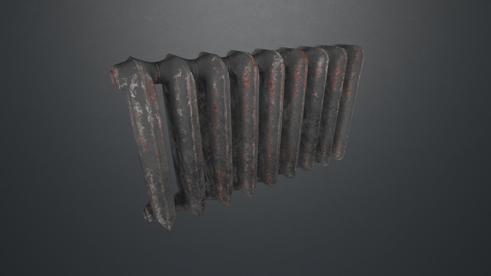 3D model Old rusty radiator VR / AR / low-poly | CGTrader
